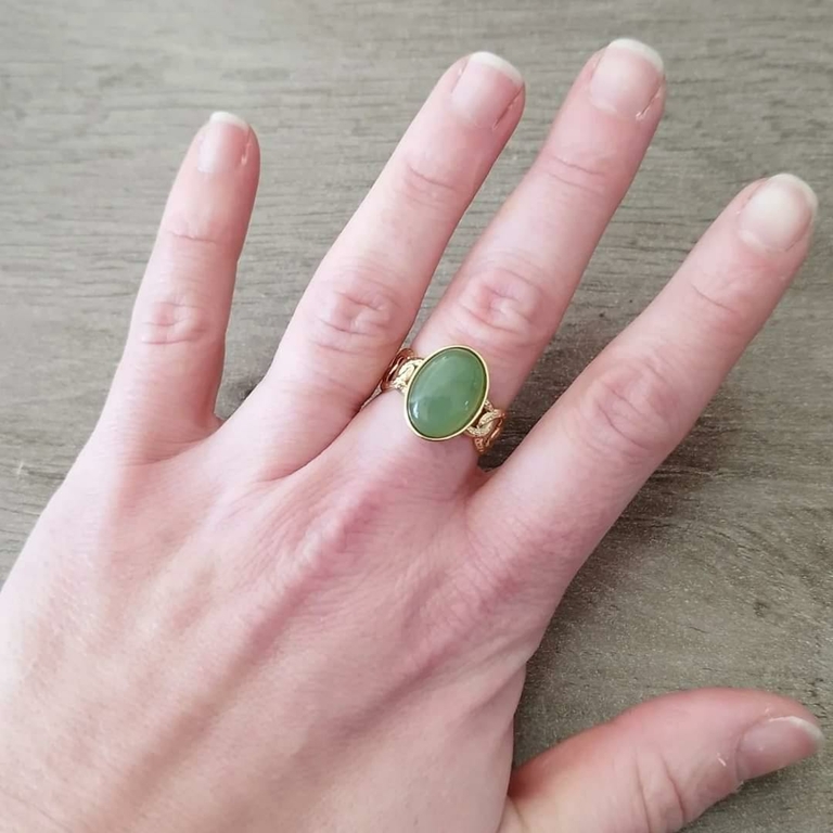 Bague femme dorée Melissa par Ema Creat bijoux fantaisie sur mesure en ...