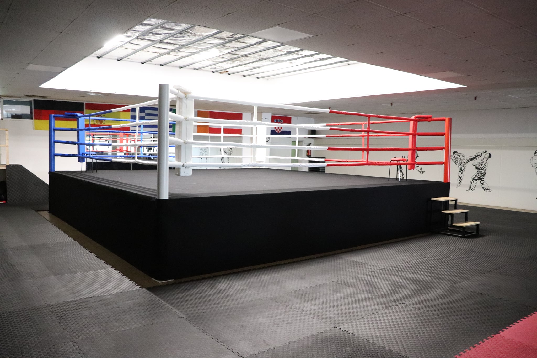 Ring de boxe compétition - Ring de boxe/Ring de boxe - le coin du ring