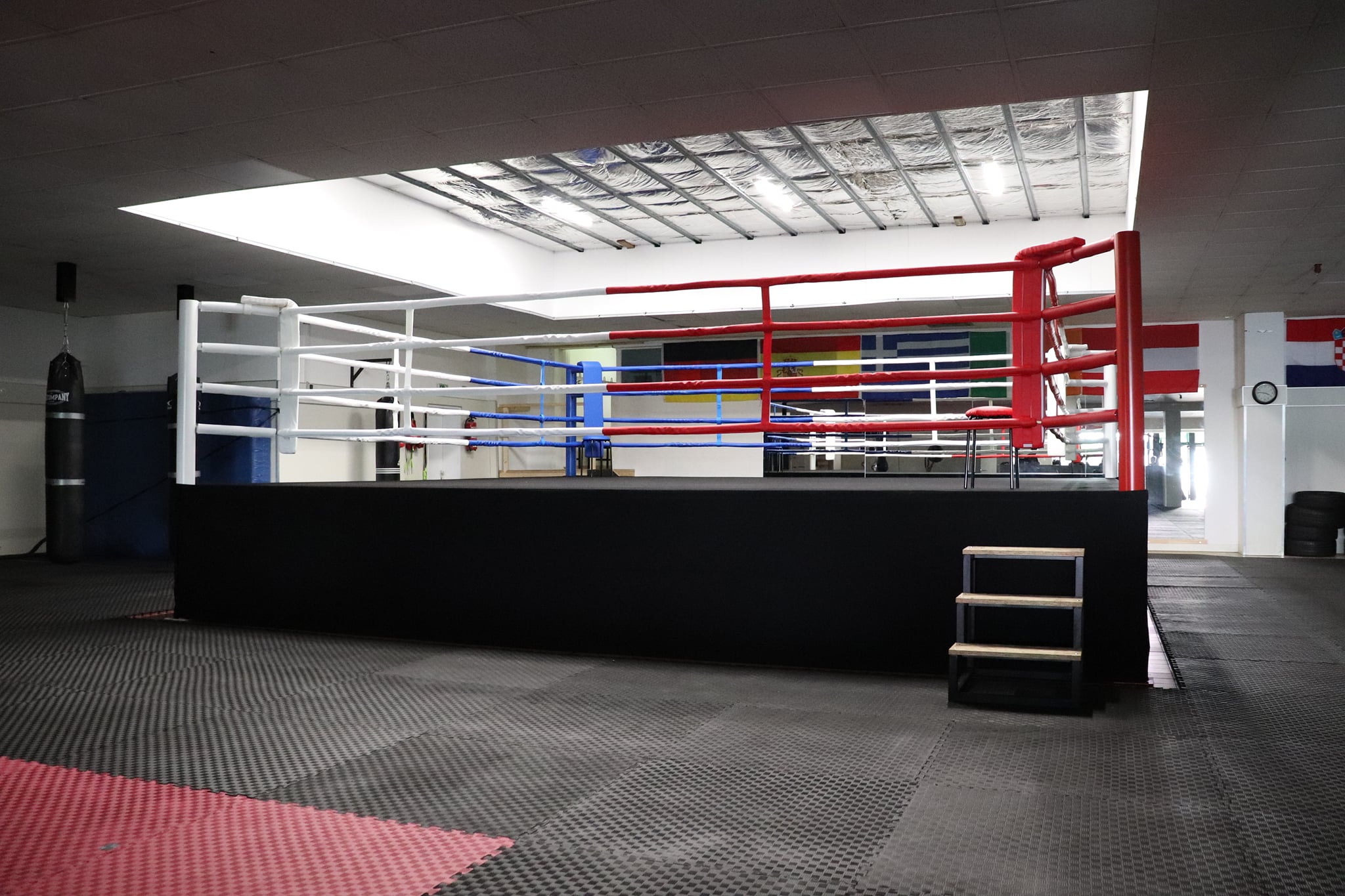 Ring de boxe compétition - Ring de boxe/Ring de boxe - le coin du ring
