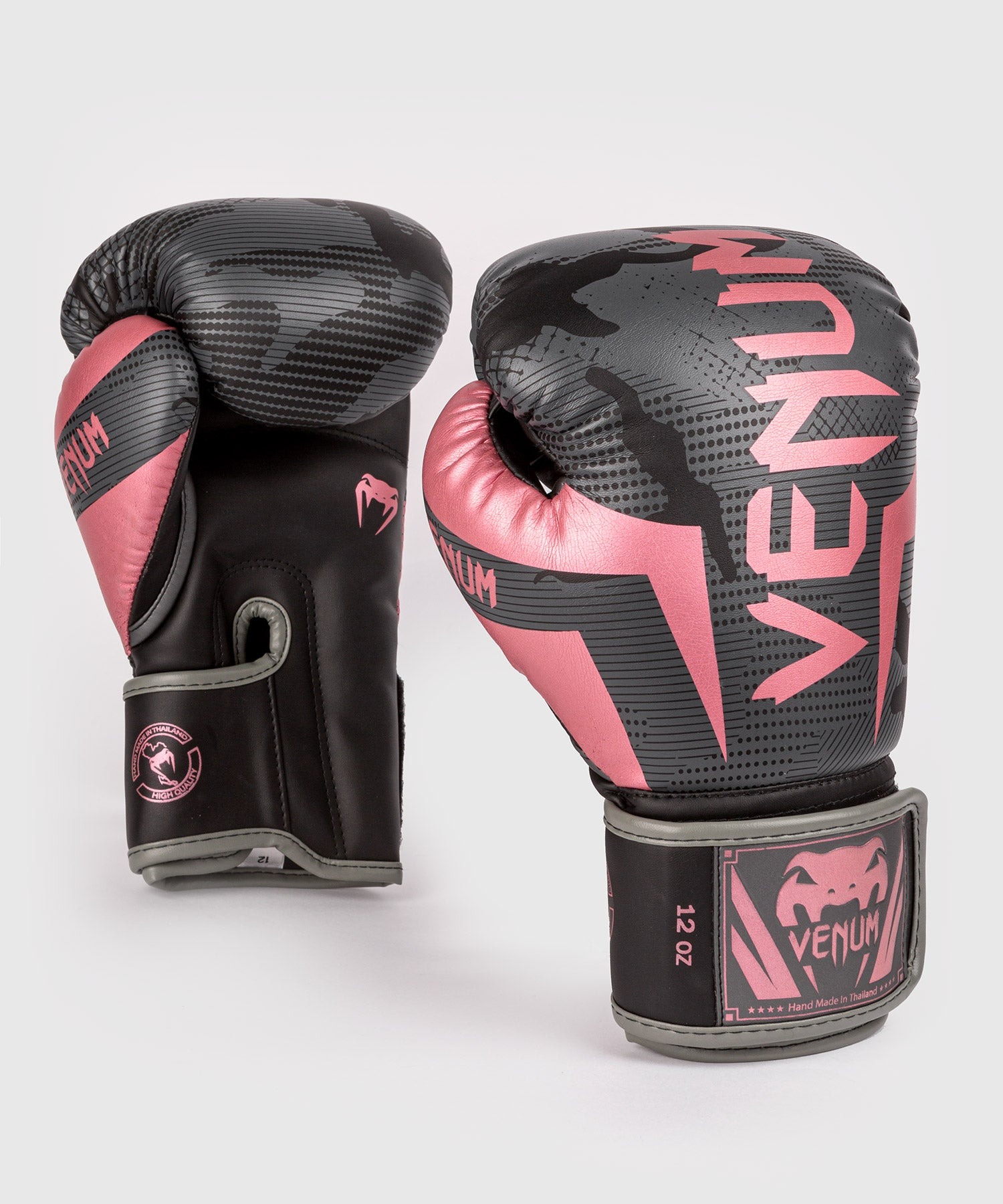Gants de boxe Venum Élite - Noir et Rose - Gants - lecoinduring