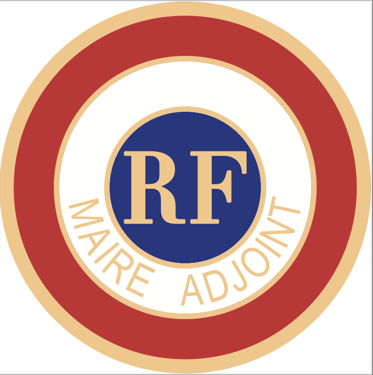 Cocarde adhésive - Maire Adjoint - Attributs d'élus - collectivites ...