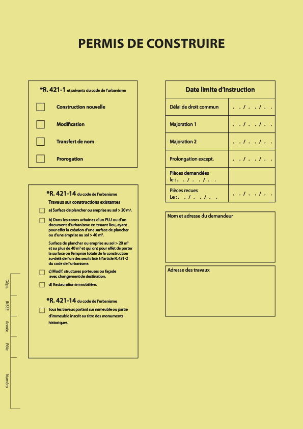 Dossier de classement pour permis de construire var 83