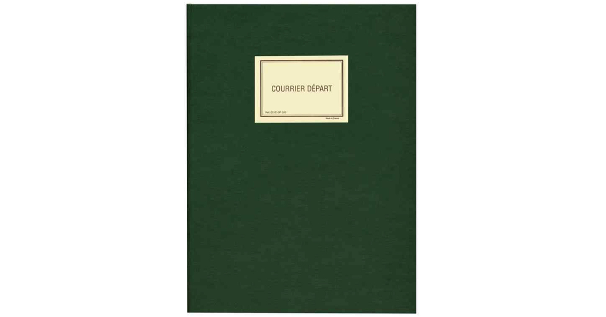 registre courrier départ 150 pages - Formulaires et registres ...