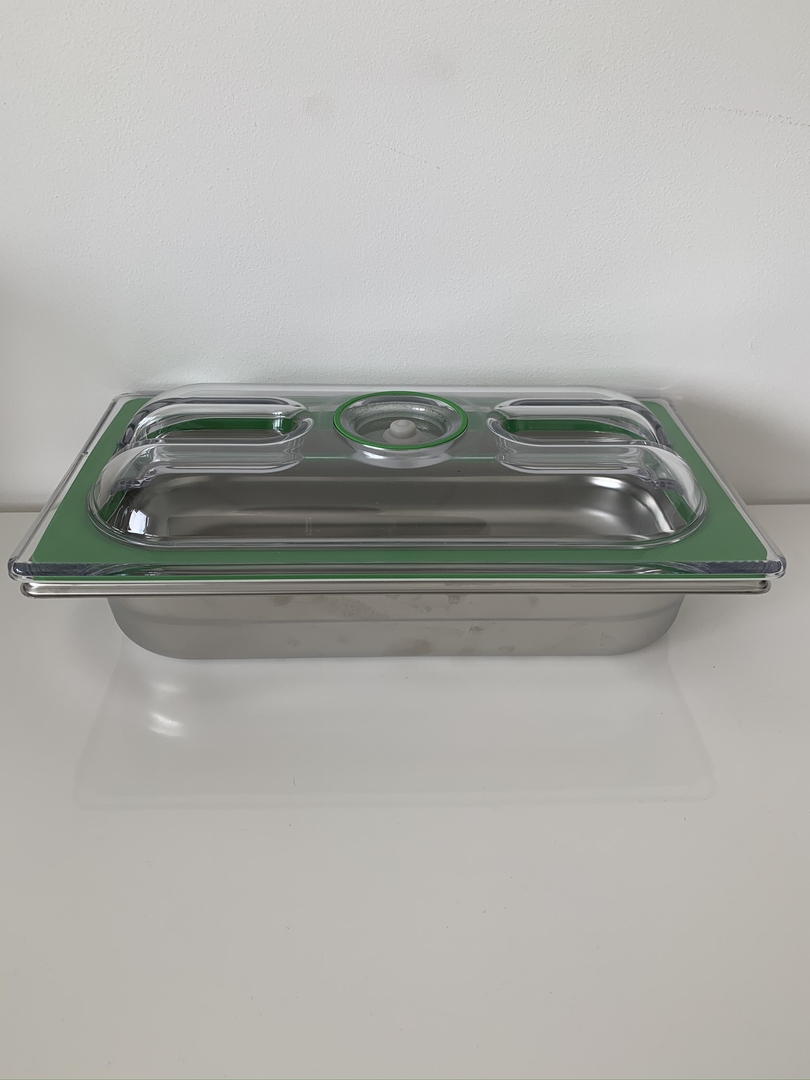 BOITE SS VIDE INOX 1/3 H10 - BOITES INOX - sico-france