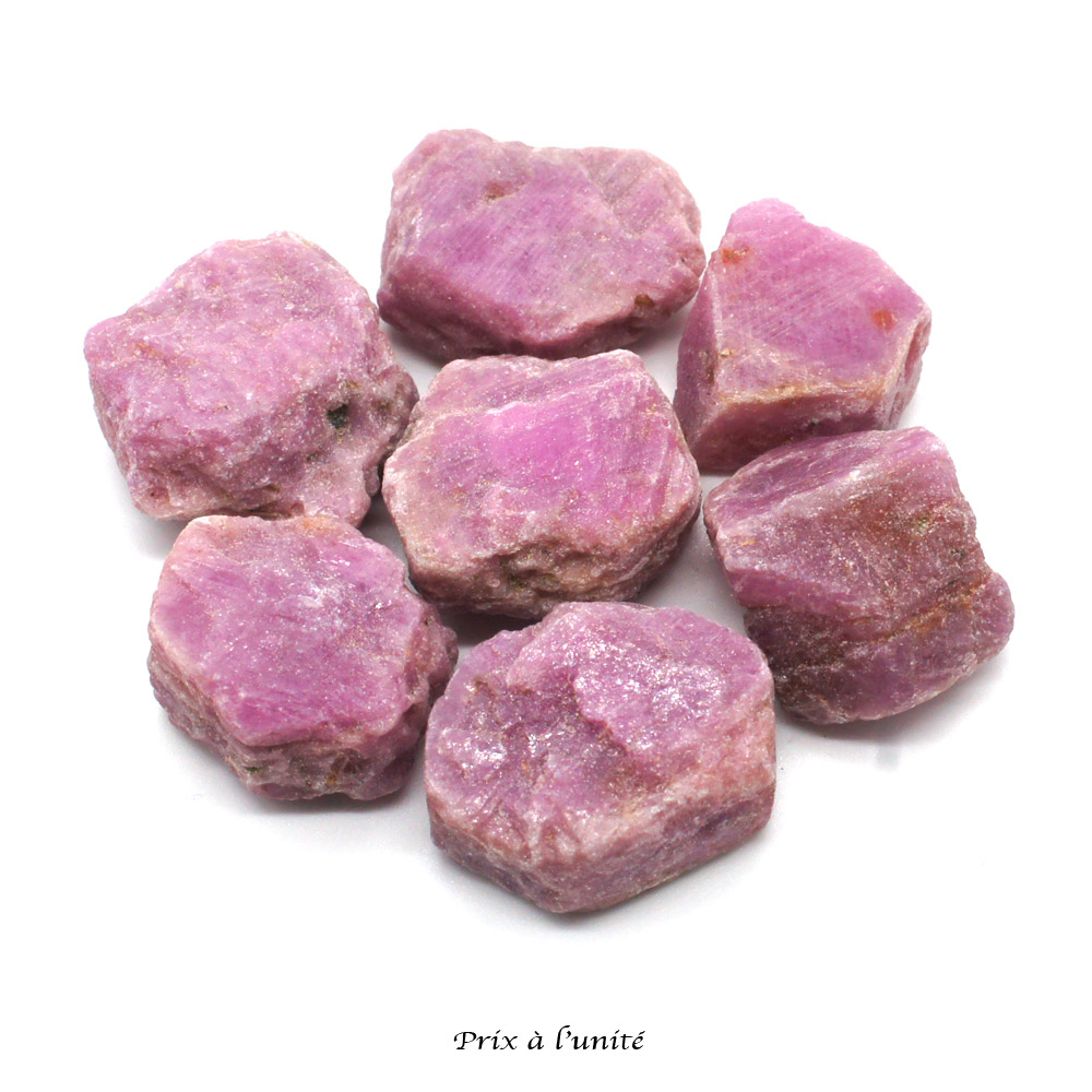 Rubis brute de Namibie de 15 à 20mm - MINERAUX BRUTS/Petites Tailles ...
