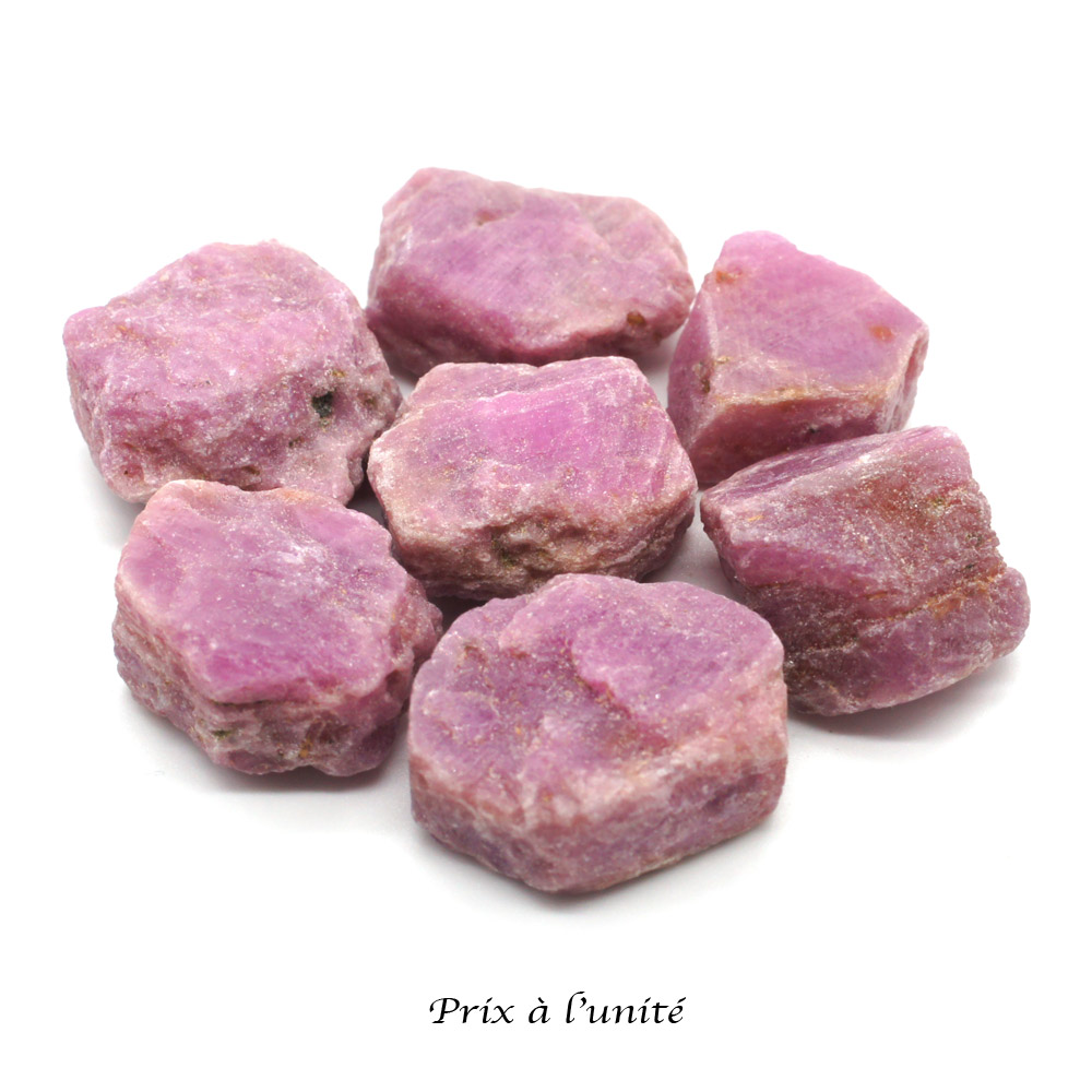 Rubis brute de Namibie de 15 à 20mm - MINERAUX BRUTS/Petites Tailles ...