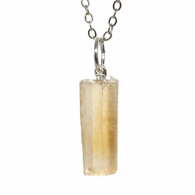 Pendentif Citrine naturelle en Bâtonnet "Positivité" - MINERAUX BRUTS ...