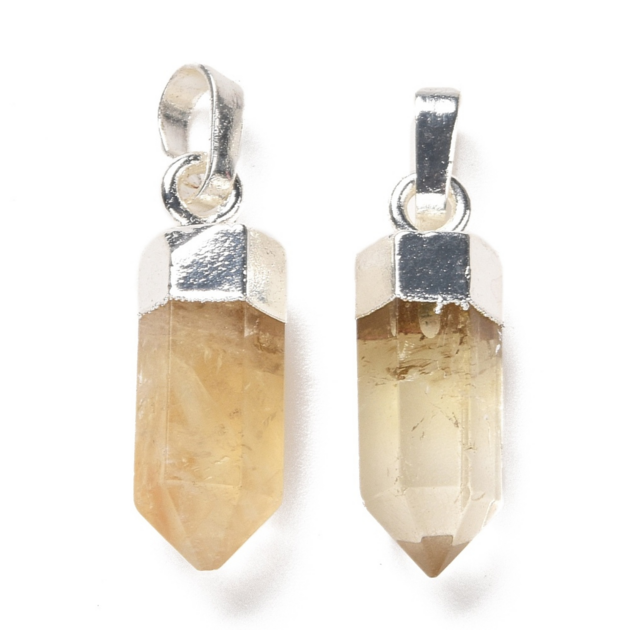 Pendentif Citrine en pointe EXTRA - PENDENTIFS DE SOINS/Pendentifs ...