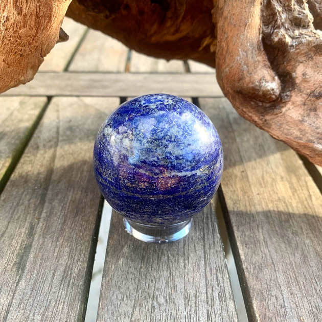 Boule en pierre de Lapis lazuli de 250g Qualité Extra - Pièce Unique ...