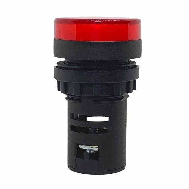 Voyant de signalisation LED rouge étanche 230V 22mm - Voyant/Voyant ...