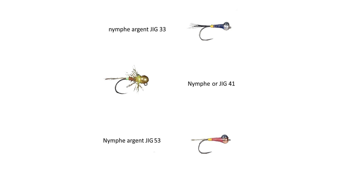 SELECTION DE NYMPHES JMC - NYMPHES TOC TRUITE - variopeche