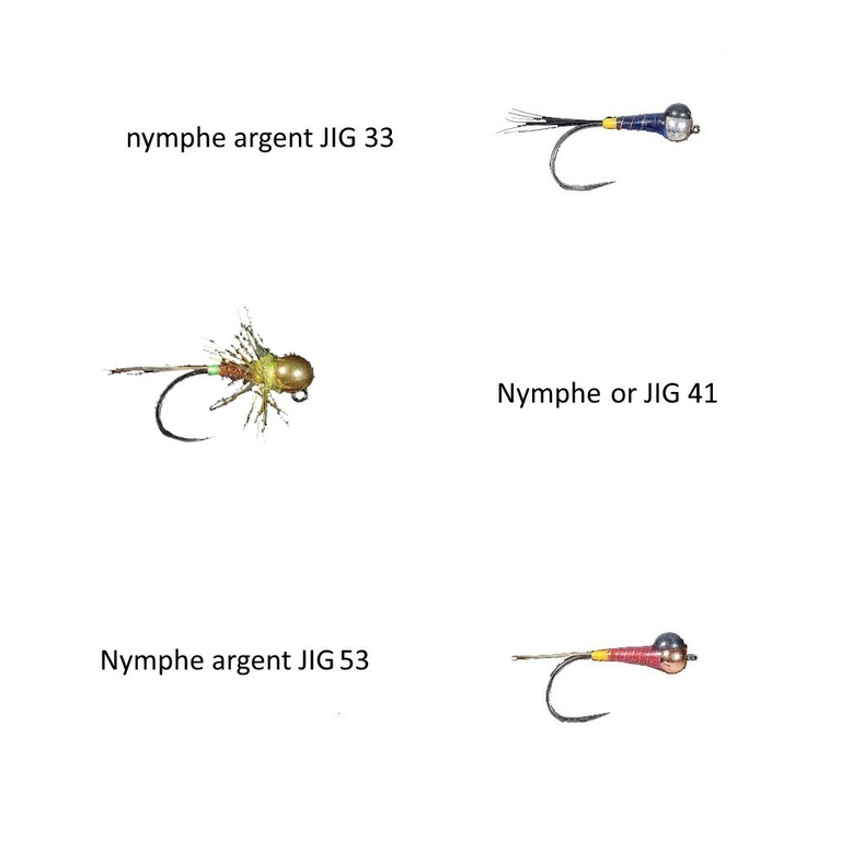 SELECTION DE NYMPHES JMC - NYMPHES TOC TRUITE - variopeche