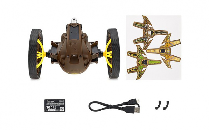 Robot connecté PARROT Jumping Sumo Kaki - infinytech-reunion