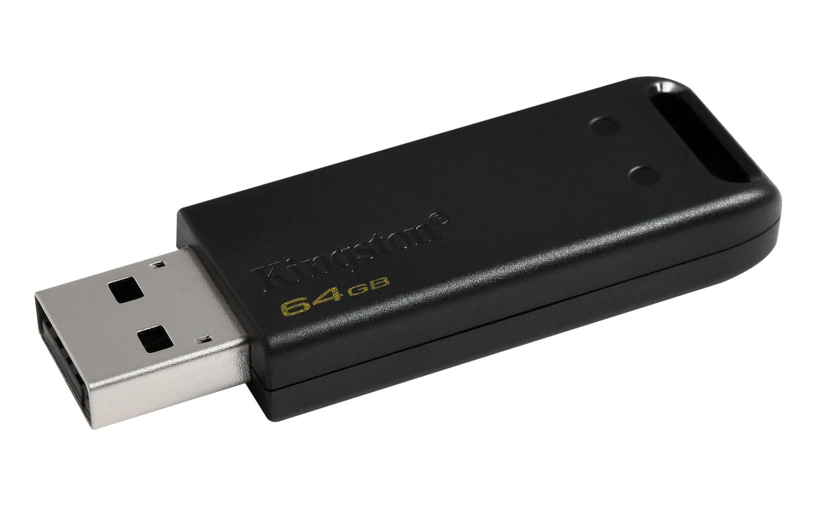 Clé USB 2.0 KINGSTON 64 Go DataTraveler 20 DT20 Noire - infinytech-reunion