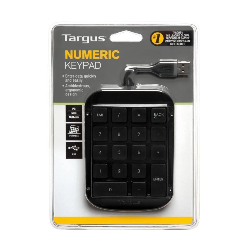 Pavé numérique TARGUS AKP10EU USB - infinytech-reunion