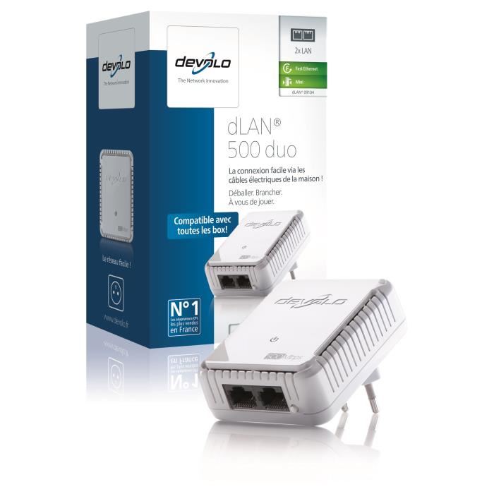 CPL DEVOLO 9104 DLAN 500 Duo Module - infinytech-reunion