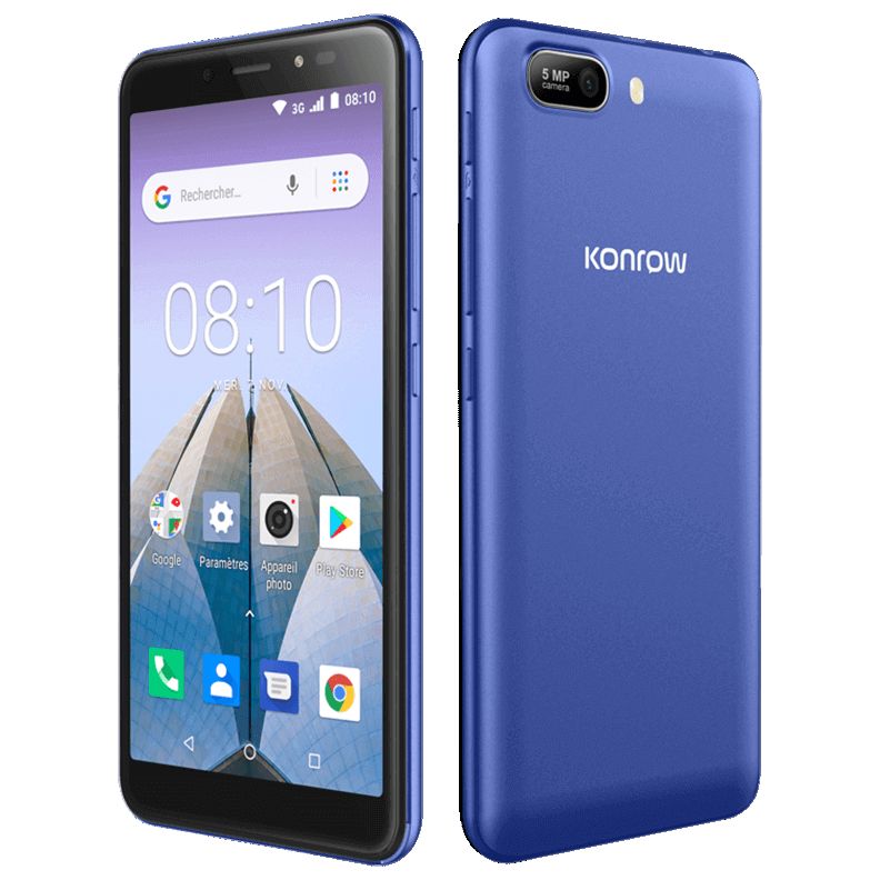 Smartphone KONROW City55 5,34" 3G Bleu - infinytech-reunion