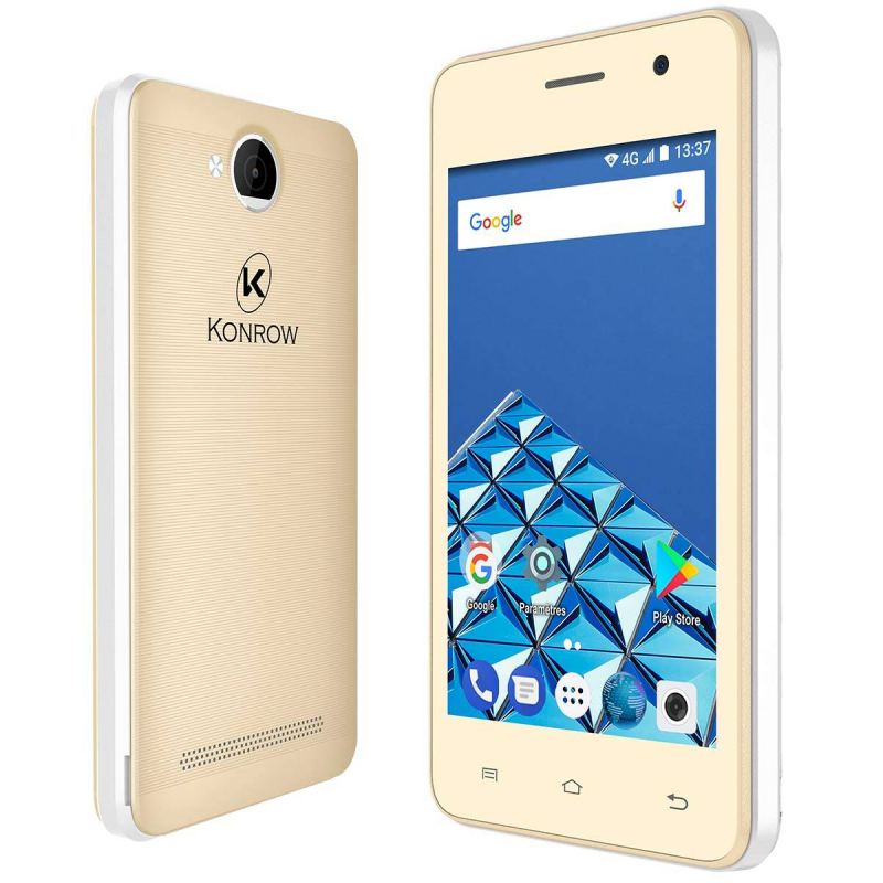 Smartphone KONROW Easy One 4" 4G Or - infinytech-reunion