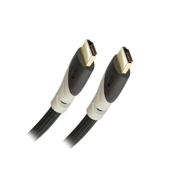 Câble HDMI APM 590471 4K Ethernet Mâle Mâle 1,8m Gris - infinytech-reunion