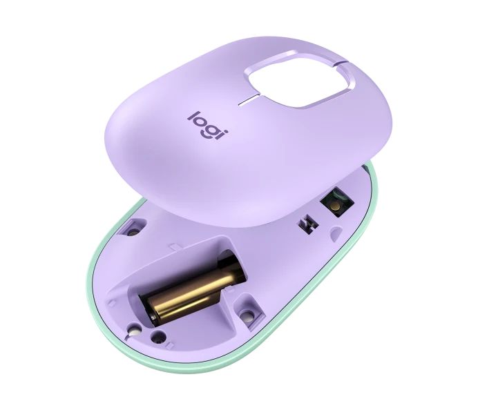 Souris LOGITECH Pop Mouse Bluetooth Violet Vert - infinytech-reunion
