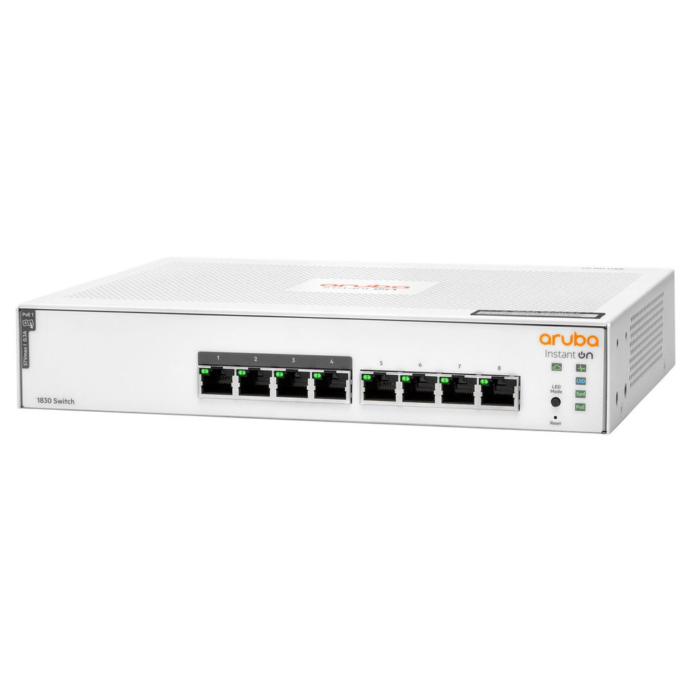 Switch HP Aruba Instant On JL811A 1830 8G 4p PoE 65W - infinytech-reunion