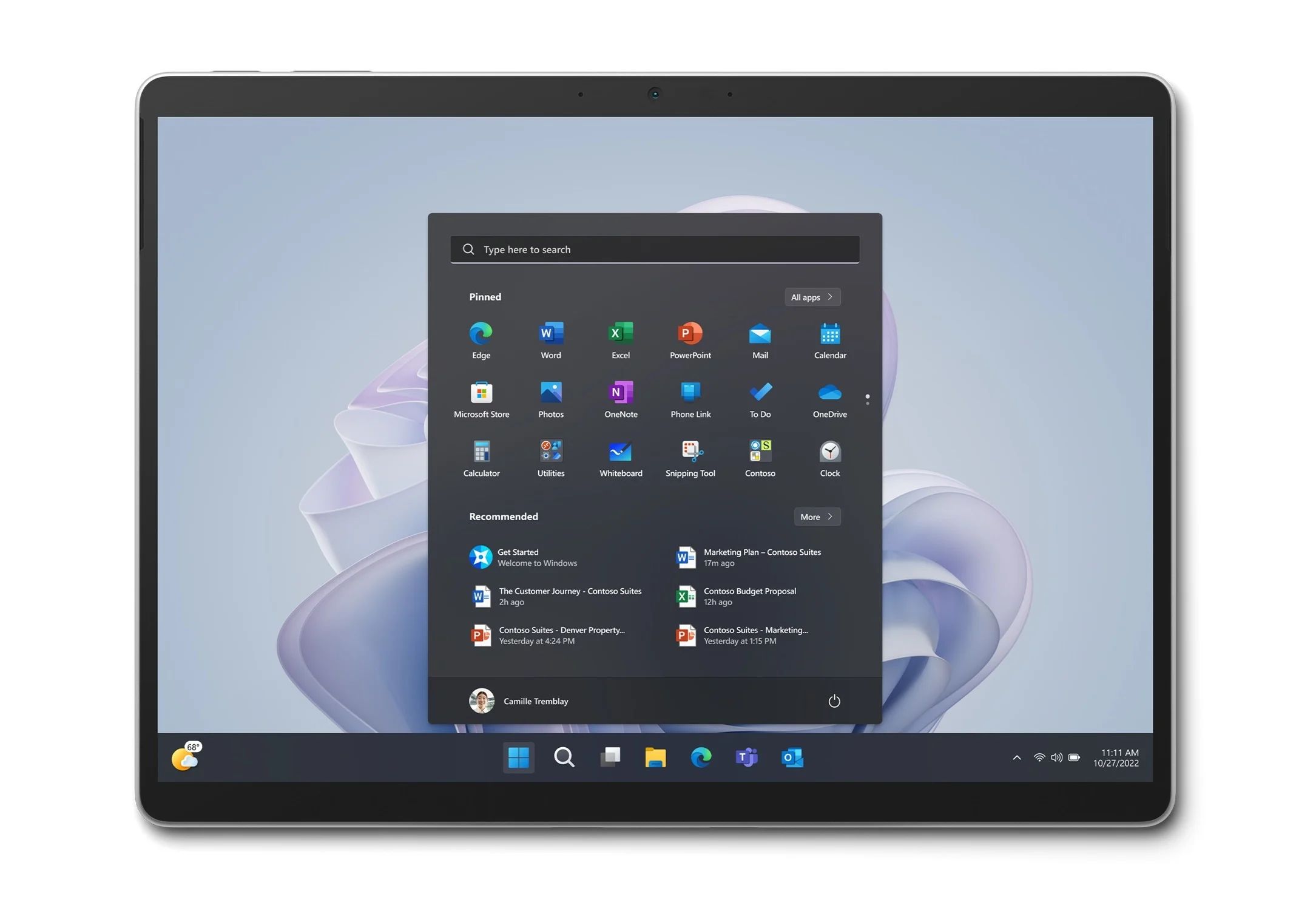 Tablette MICROSOFT Surface Pro 9 QGB-00004 i5 13" Platinium ...