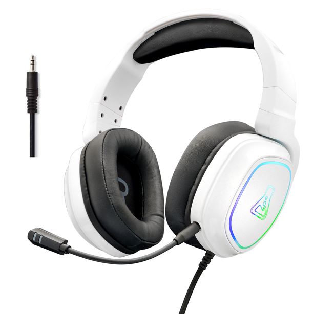 Casque micro THE G-LAB KORP Radium Blanc - infinytech-reunion