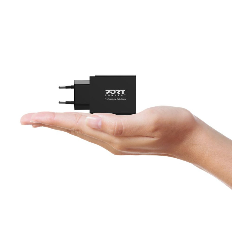 Chargeur universel PORT DESIGNS GaN 45W câble USB-C 2m - infinytech-reunion