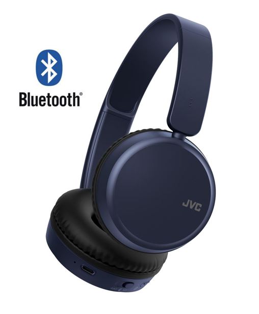 Casque micro JVC HA-S36W Bluetooth Bleu - infinytech-reunion