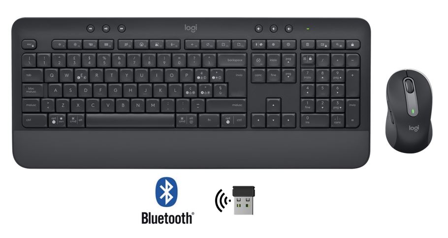 LOGITECH Signature MK650 Bluetooth Noir - infinytech-reunion