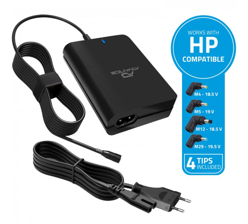Chargeur universel ADVANCE PowerUp 90W HP - infinytech-reunion