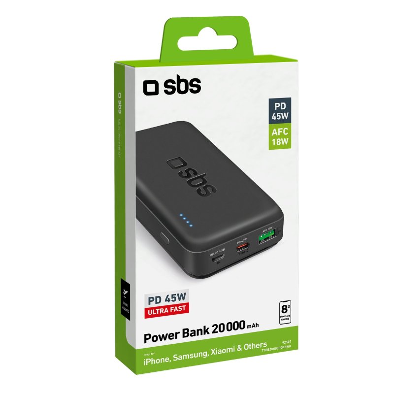 Powerbank SBS 20000mAh Power Delivery 45W - infinytech-reunion