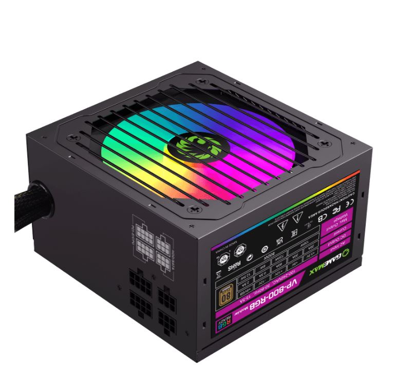 Alimentation modulaire GAMEMAX VP-800-RGB-M 800W - infinytech-reunion