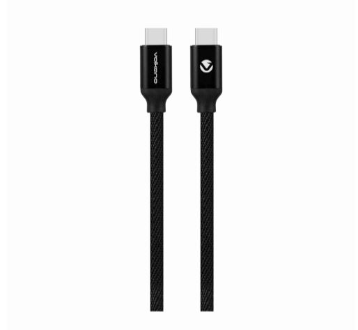 Câble VOLKANO VK-20168-BK USB-C Mâle Mâle 18W 3m Noir - infinytech-reunion
