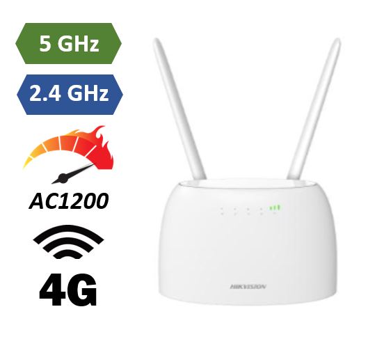 Routeur 4G HIKVISION DS-3WR4G12C AC1200 - infinytech-reunion