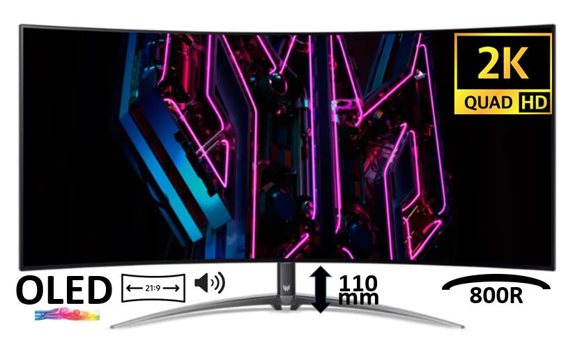 Ecran Pc ACER Predator OLED X45B 44,5" HDMI DP 240Hz - infinytech-reunion