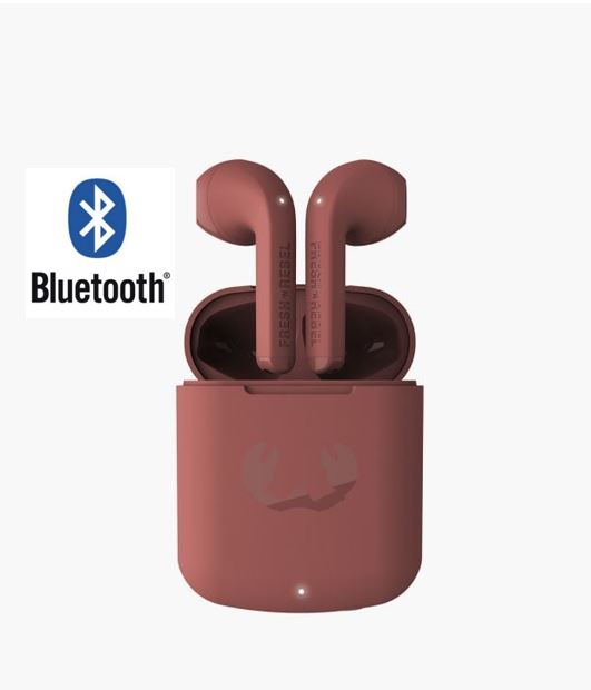 Ecouteurs Fresh'n'Rebel Twins Core Bluetooth Rouge - infinytech-reunion