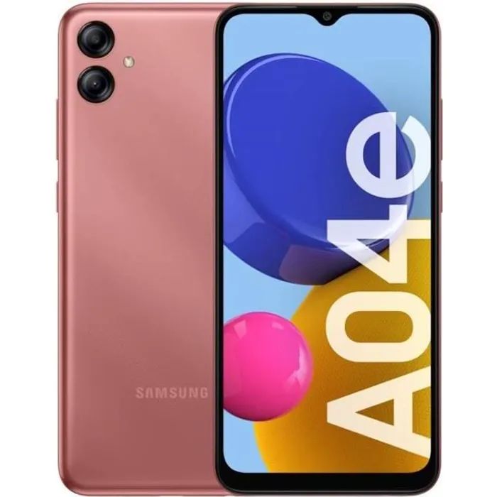 SAMSUNG Galaxy A04e SM-A042F 6,5" 64Go 4G Cuivre - infinytech-reunion