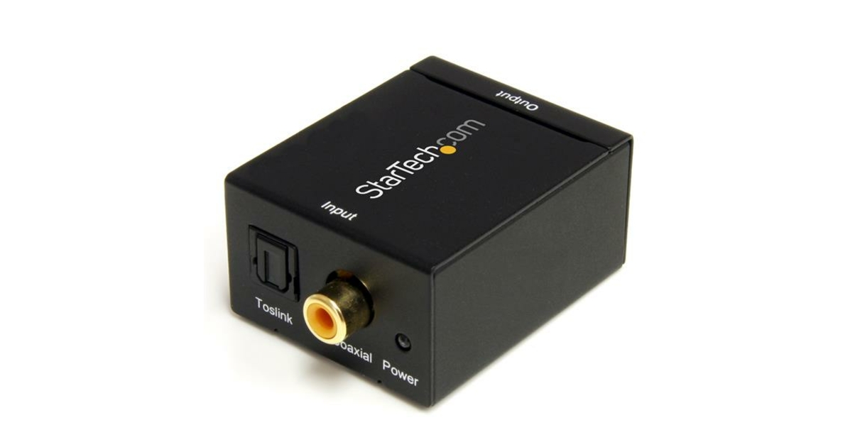 Convertisseur STARTECH Toslink optique SPDIF vers RCA - infinytech-reunion