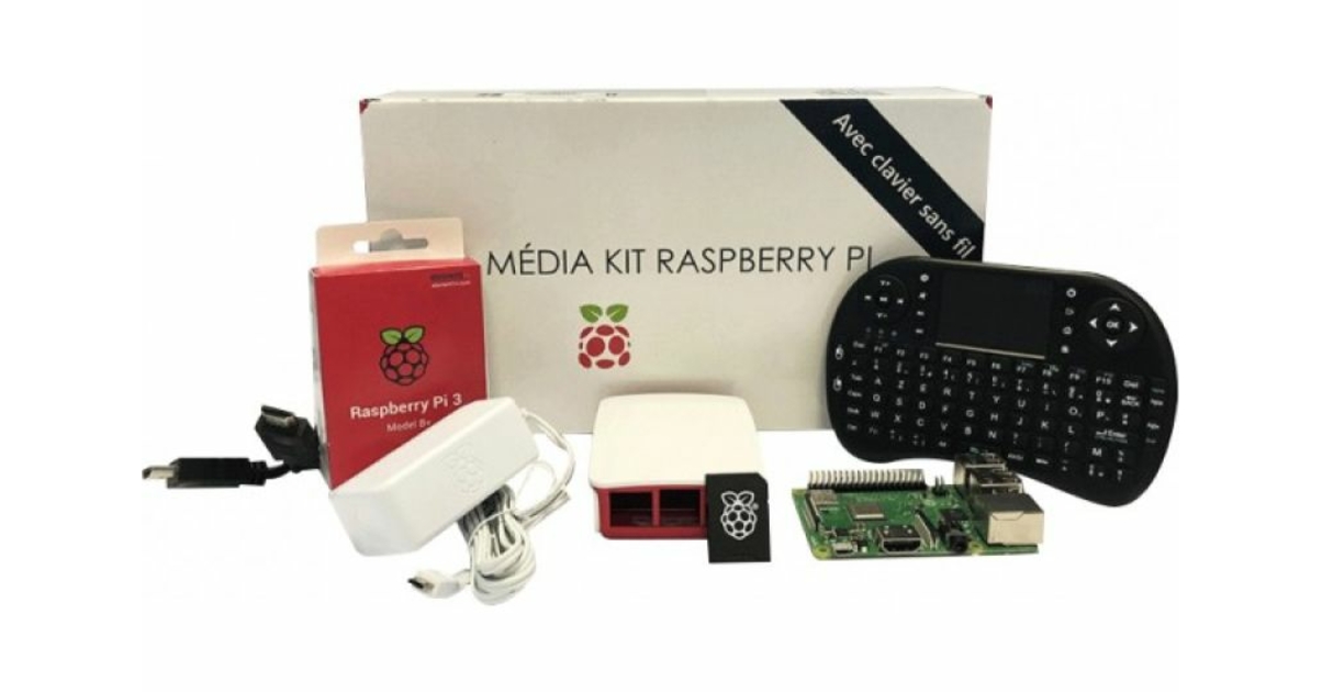 Kit Média Center Raspberry PI 3 B+ - infinytech-reunion