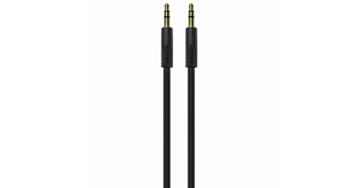 Câble VOLKANO Jack 3.5mm Mâle Mâle 2m Noir - infinytech-reunion