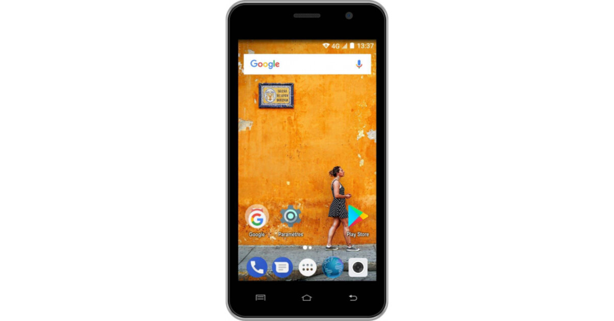 Smartphone KONROW Easy Touch 4,5" 4G Noir - infinytech-reunion