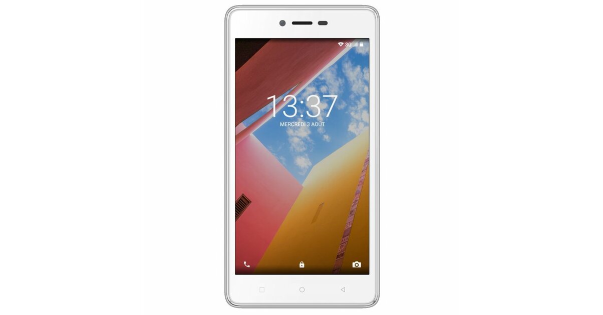 Smartphone KONROW Just5 5" 3G Blanc - infinytech-reunion