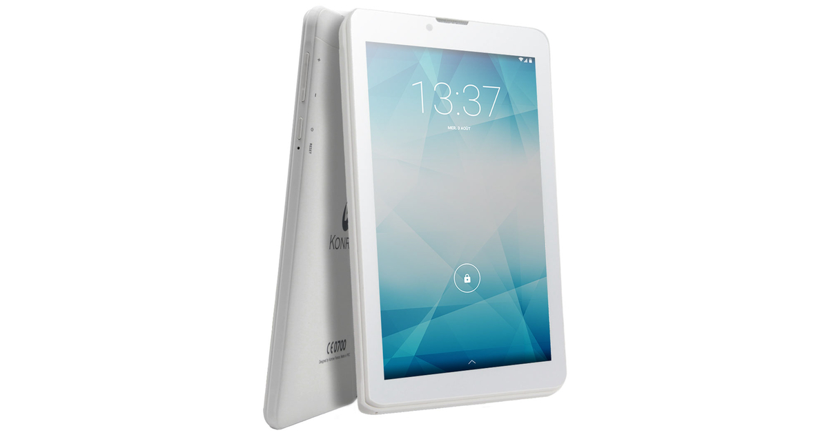 Tablette tactile KONROW K-TAB 702 x 7" 3G Blanche - infinytech-reunion