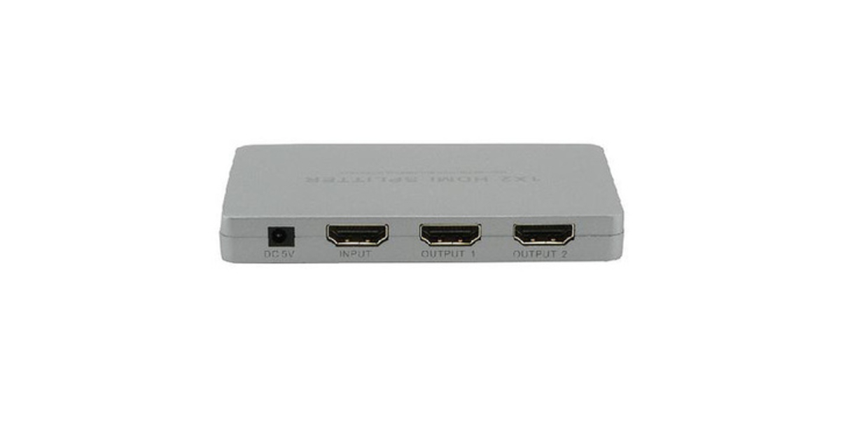 Splitter HDMI 3D 2K4K MCL 1 entrée 2 sorties - infinytech-reunion