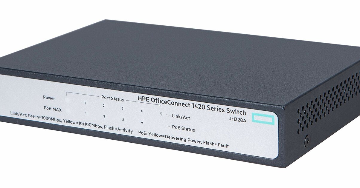 Switch HP Enterprise OfficeConnect 1420 5G PoE+ - infinytech-reunion