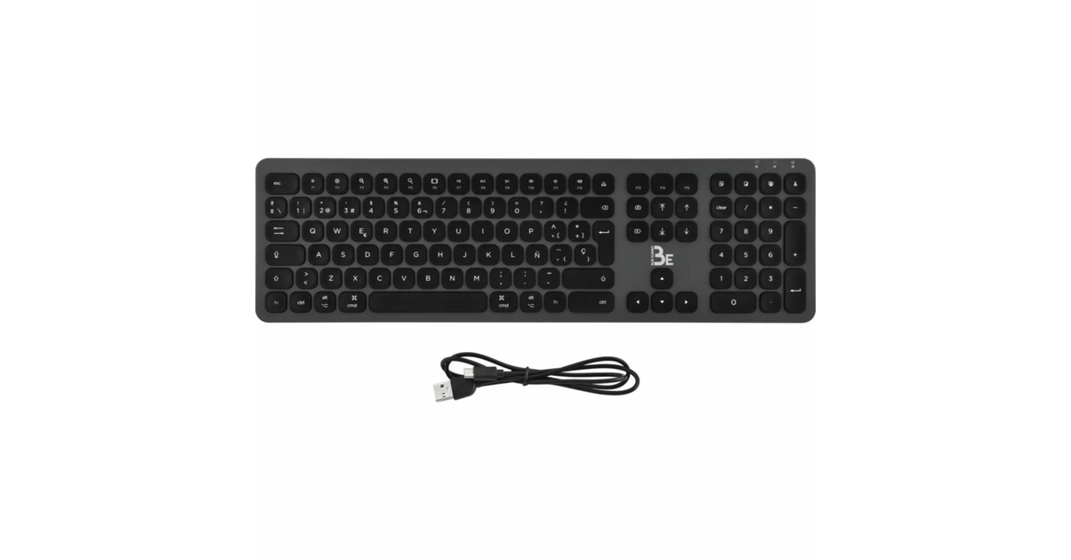 Clavier BLUESTORK pour Mac Sans Fil Noir - infinytech-reunion