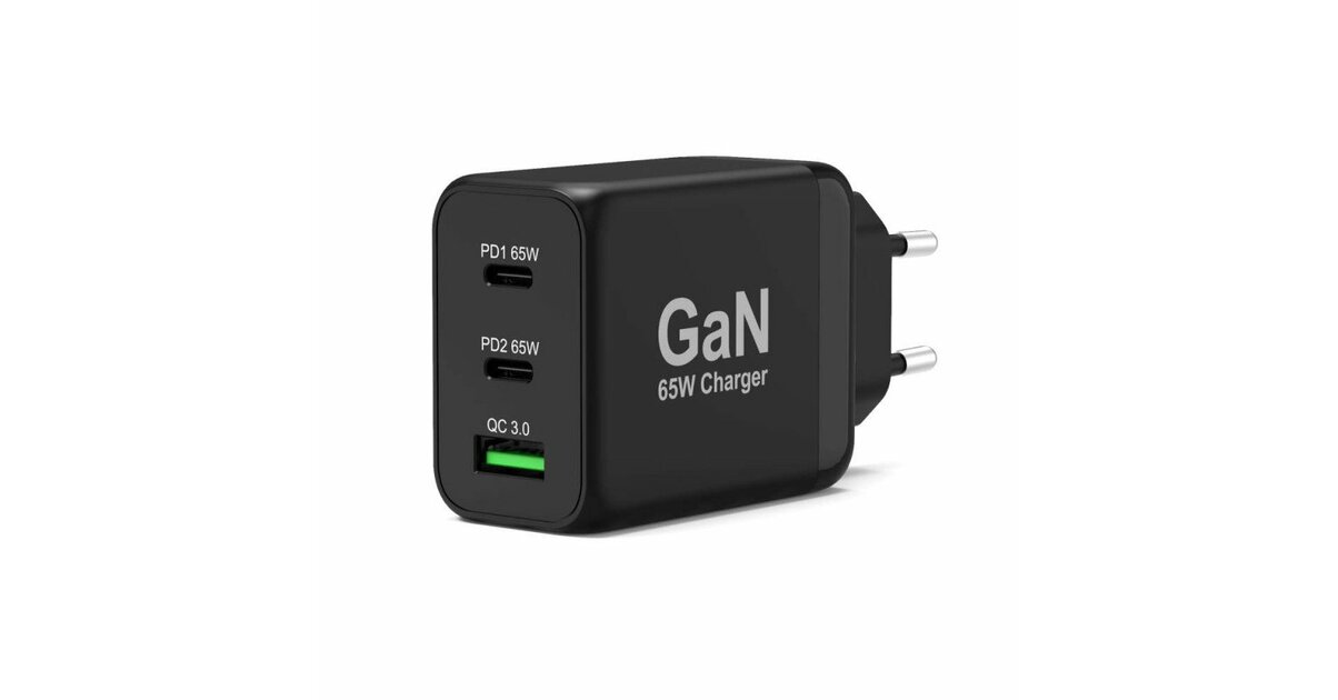 Chargeur universel PORT DESIGNS GaN 65W câble USB-C 2m - infinytech-reunion