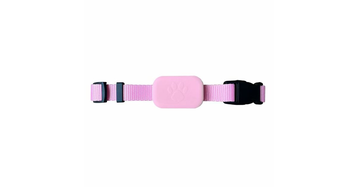 Collier animaux avec tracker VORTEX Rose - infinytech-reunion