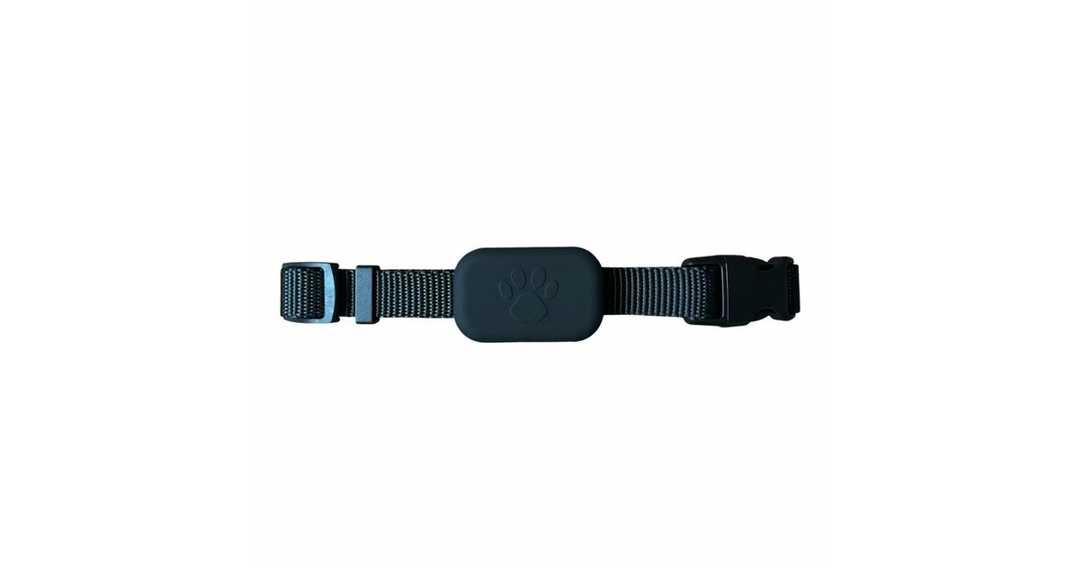 Collier animaux avec tracker VORTEX Noir pour APPLE - infinytech-reunion